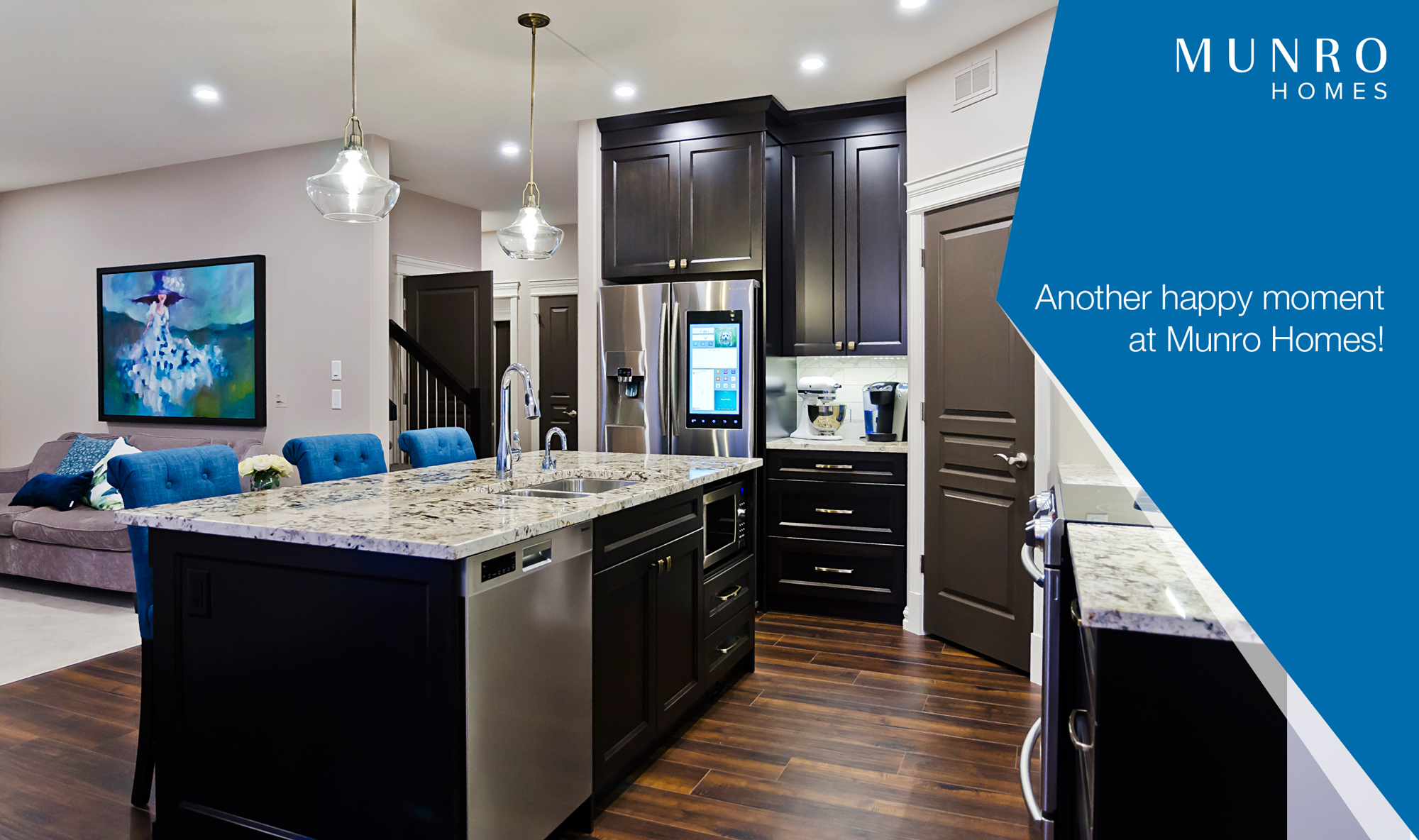 This just in: Another happy moment at Munro Homes!