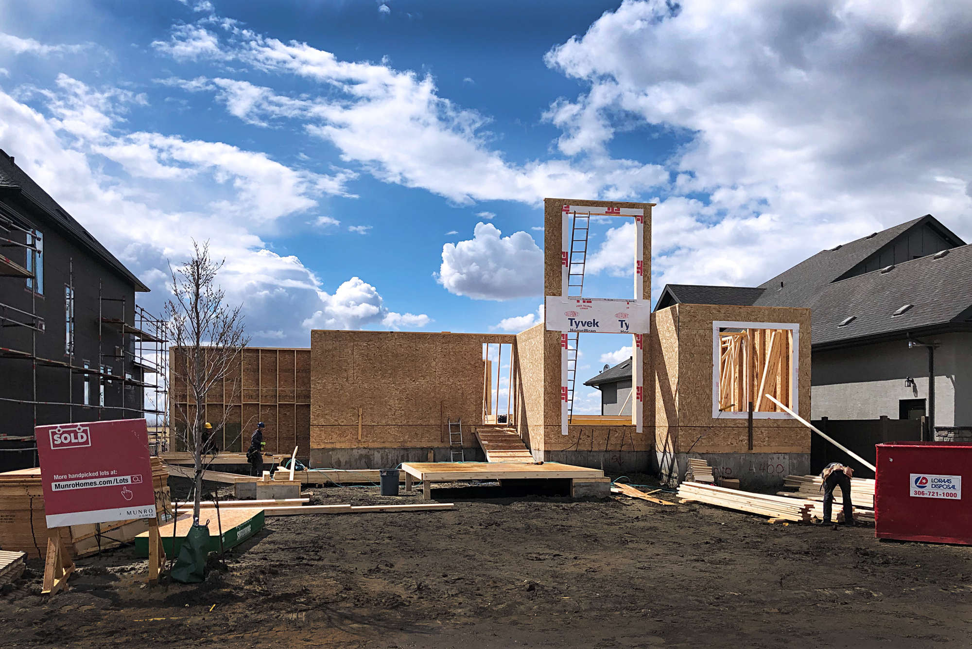 Construction of another On-Trend Munro Home in the Creeks is moving ...
