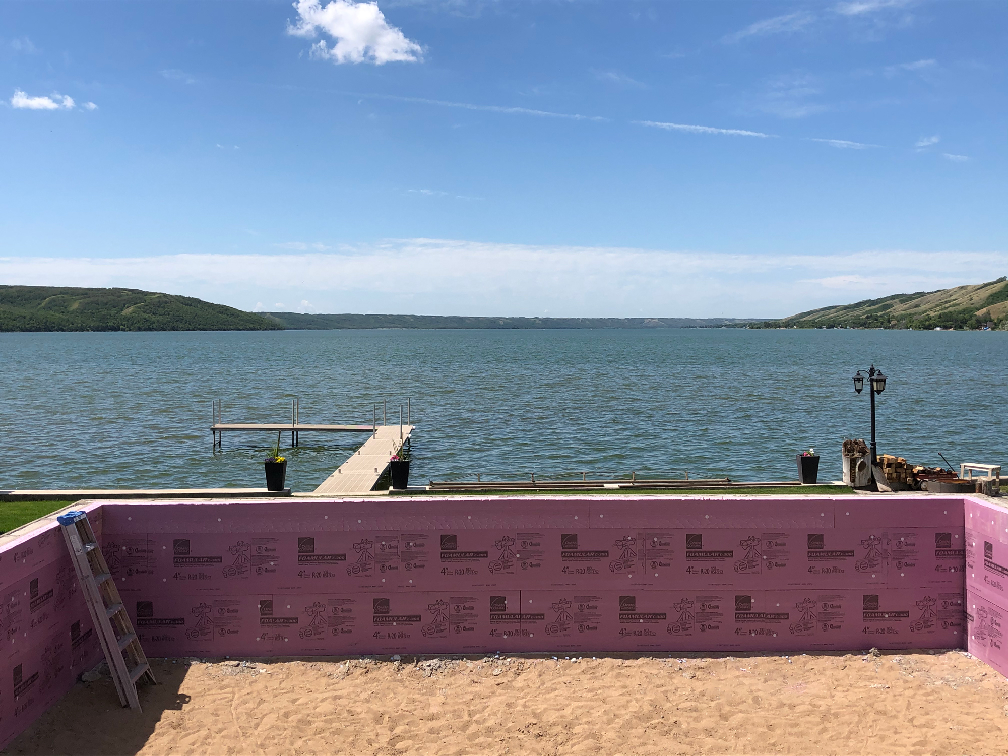 Construction of a new On-Trend Munro Home at Pasqua Lake is moving ...