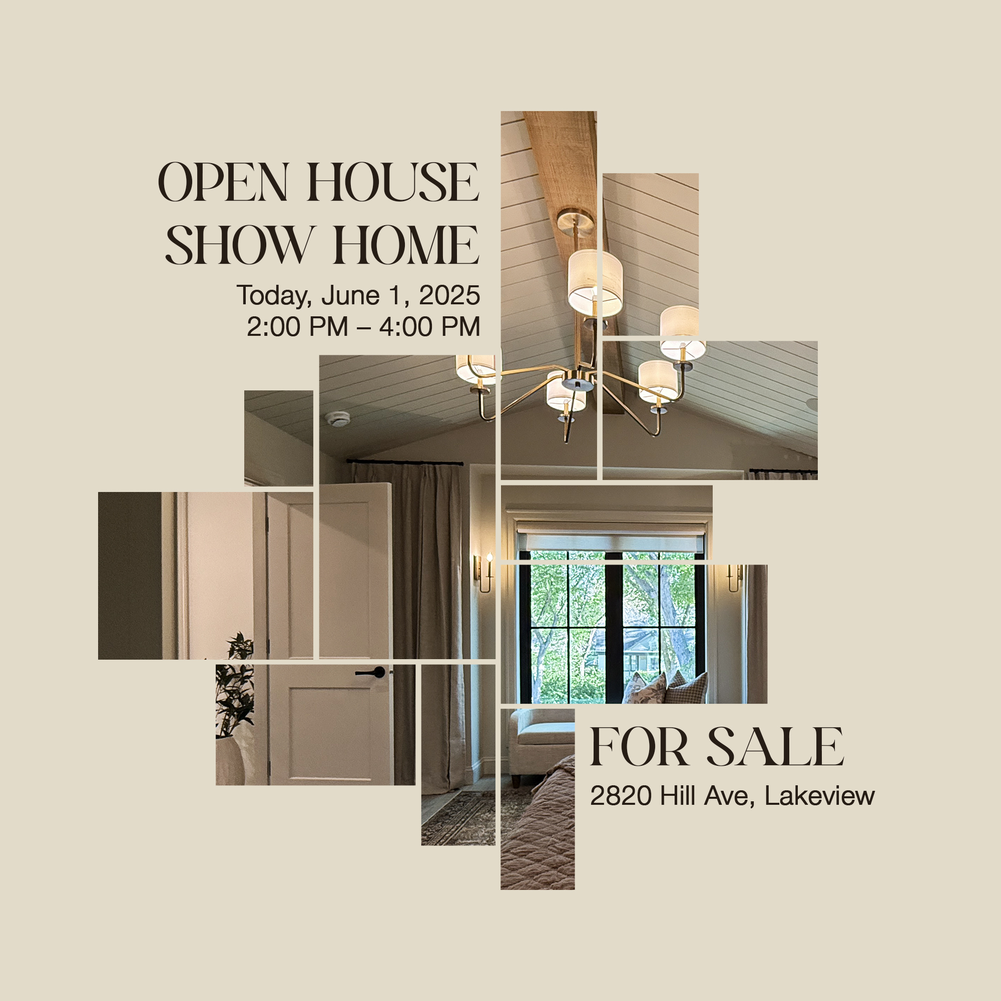 Open House for new show home in Lakeview