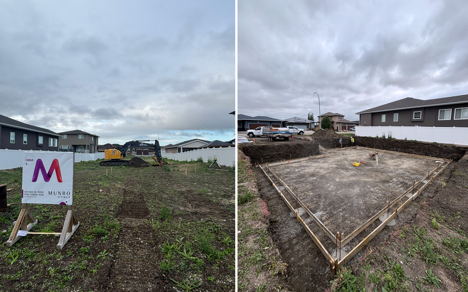 Construction of another On-Trend Munro Home in Skyview is moving along ...